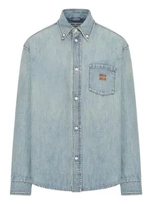 MIU MIU Chambray Denim Shirt