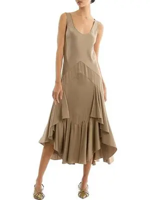 SECRET PON-PON Evelyn Dress - Taupe