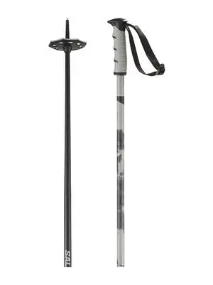 SALOMON Steep Ski Poles - Black / Grey