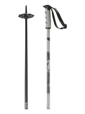 SALOMON Steep Ski Poles - Black/grey