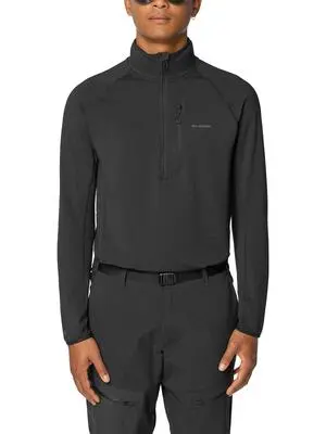 SALOMON Essential Lightwarm Half-zip Fleece - Deep Black