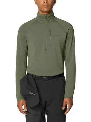 SALOMON Essential Lightwarm Half-zip Fleece - Grape Leaf
