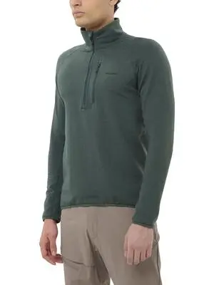 SALOMON Essential Lightwarm Half-zip Fleece - Green Gables