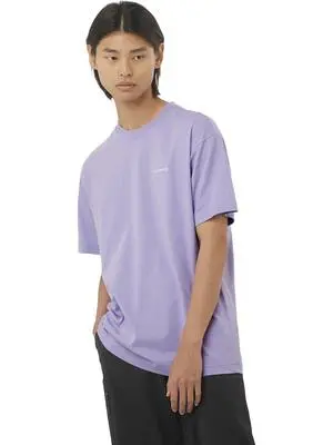SALOMON Logo Rx Tee - Purple/white
