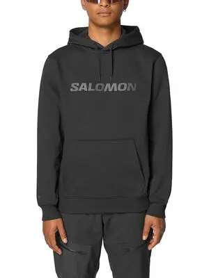 SALOMON Big Logo Hoodie - Deep Black