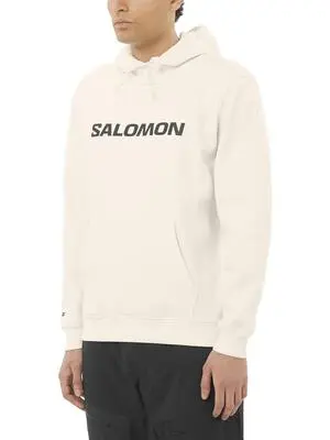 SALOMON Big Logo Hoodie - Whisper White