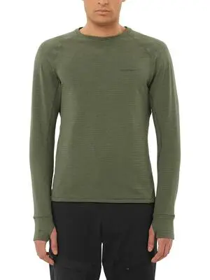 SALOMON Essential Lightwarm Crewneck - Grape Leaf