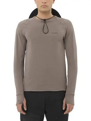 SALOMON Essential Lightwarm Crewneck - Iron