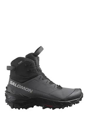 SALOMON Crosstrack Powder Waterproof Hiking Boots - Gray/black/green