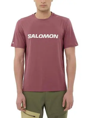 SALOMON Logo Ss Tee - Nocturne