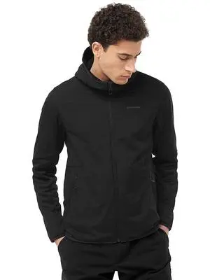 SALOMON Outline Warm Hybrid Hooded Jacket - Deep Black