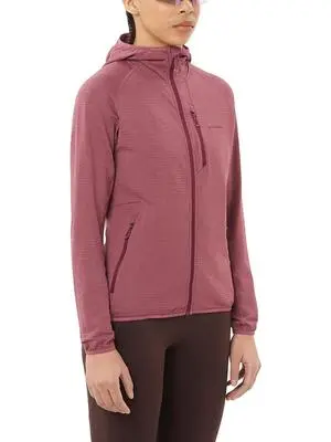 SALOMON Essential Lightwarm Full-zip Hoodie - Nocturne