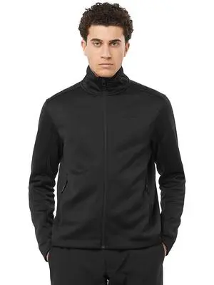 SALOMON Sntial Midfleece Fz - Deep Black