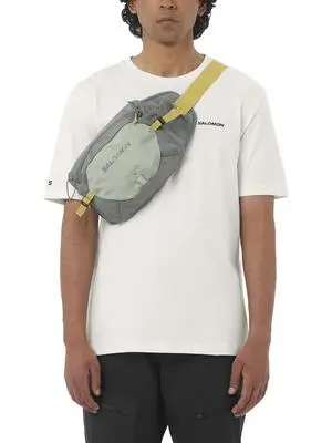 SALOMON Chest Logo Regular Tee - Whisper White