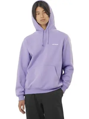 SALOMON Chest Logo Hoodie Violet Tulip