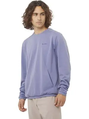 SALOMON Motomesh Crewneck Blue Granite