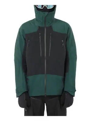 SALOMON Scrambler Gore-tex Shell Jacket - Green Gables / Deep Black