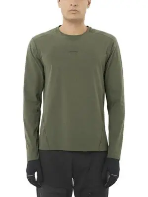 SALOMON Trackline Long-sleeve Tee - Grape Leaf