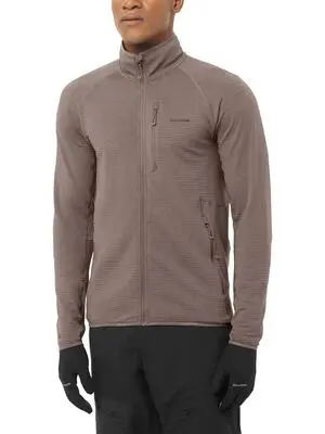 SALOMON Essential Lightwarm Full-zip Fleece - Iron