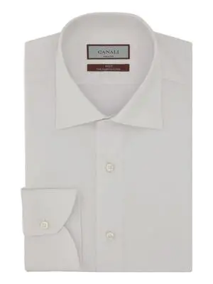 Canali Regular Fit Shirt In Cotton - White