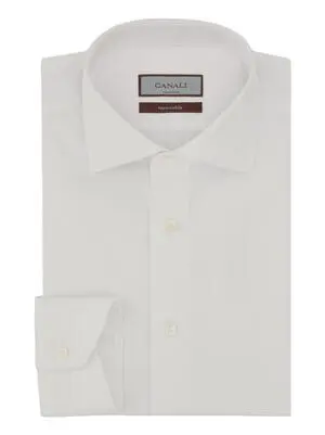 Canali Impeccabile Regular Fit Shirt In Cotton - White