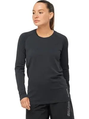 SALOMON Sense Aero Seamless Tee - Deep Black
