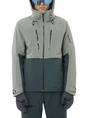 SALOMON Brilliant 2.0 Ski Jacket - Sedona Sage/green Gables