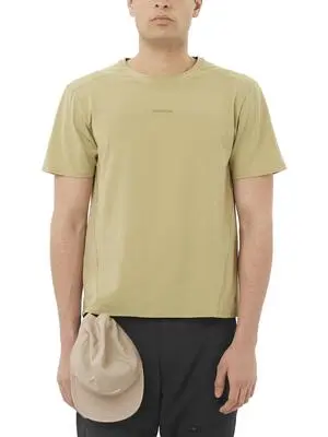 SALOMON Trackline Ss Tee - Gray Green