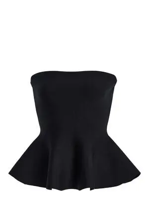 HIGH SPORT Eric Wool Peplum Top