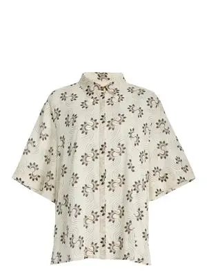 ILIO NEMA Cerbere Printed Cotton-Voile Shirt