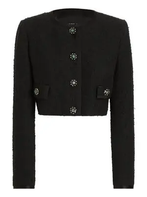 Dolce & Gabbana Basketweave Rachel Jacket - Black