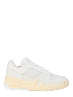 GIUSEPPE ZANOTTI Talon Leather Sneakers - White
