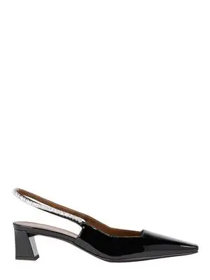 GIUSEPPE ZANOTTI Brendha 45 Patent-leather Slingback Pumps - Black