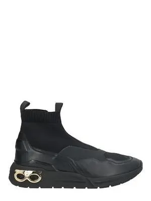 FERRAGAMO Cosma Sock Sneakers - Black