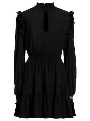 Versace Mini Flared Dress - Black