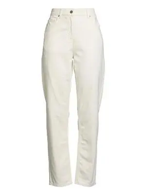 ALESSIA SANTI Tapered High Waisted Jeans - White