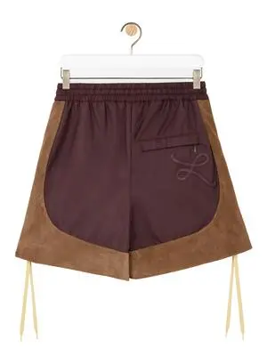 Loewe Technical Fabric Shorts - Brown