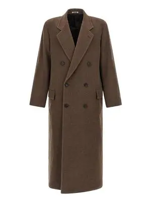 Auralee Chesterfield Coat - Brown