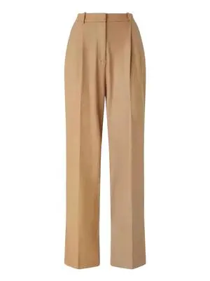 Pinko Pleated Buckle Trousers - Neutrals
