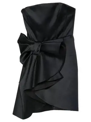 Viktor & Rolf Bow Detail Mini Dress - Black