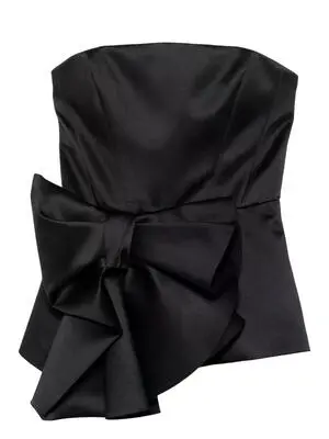 Viktor & Rolf Bow-embellished Top - Black