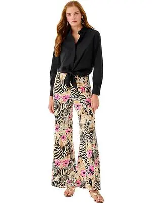 LILLY PULITZER High Rise Palazzo Pant - Rutabaga El Morocco