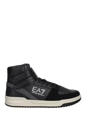 Emporio Armani High-top Sneakers - Black