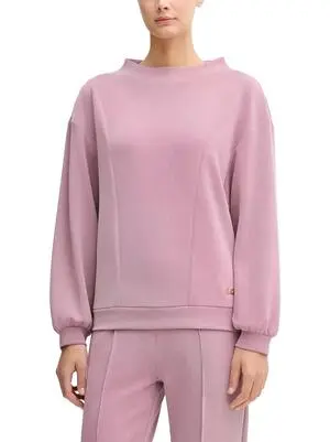 Emporio Armani Long-sleeve Crew-neck Tracksuit Pants - Pink