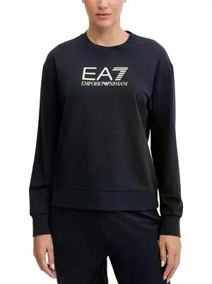 Emporio Armani Crew-neck Long-sleeve Sweatshirt - Blue