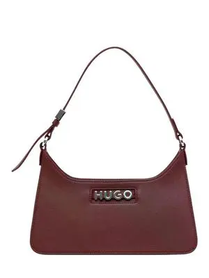 Hugo Logo-plaque Shoulder Bag - Red