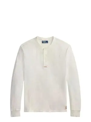 Ralph Lauren Henley Long-sleeve Top - Neutrals