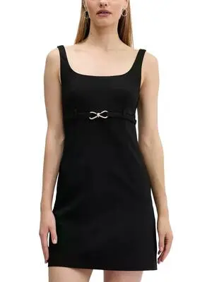 Hugo Buckle-strap Mini Dress - Black