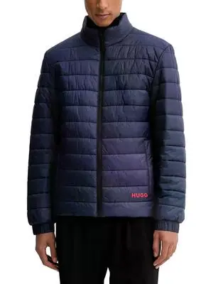 Hugo Quilted Zip Jacket - Blue