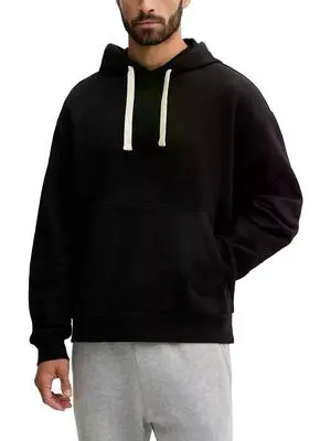 Emporio Armani Long-sleeve Drawstring Hoodie - Black